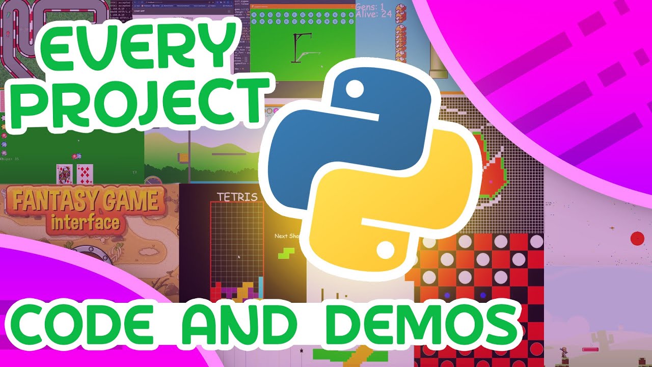 Every Python Project I Ve Ever Made Youtube
