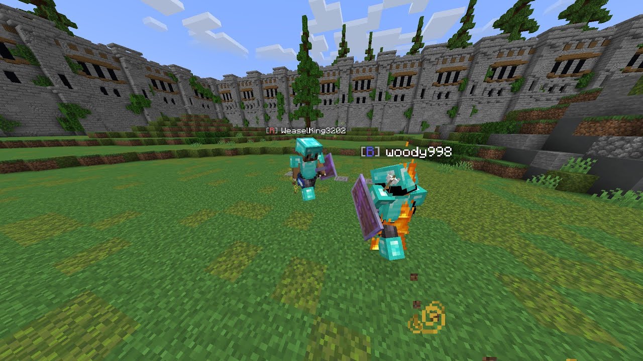 Minecraft Pvp Battle Youtube