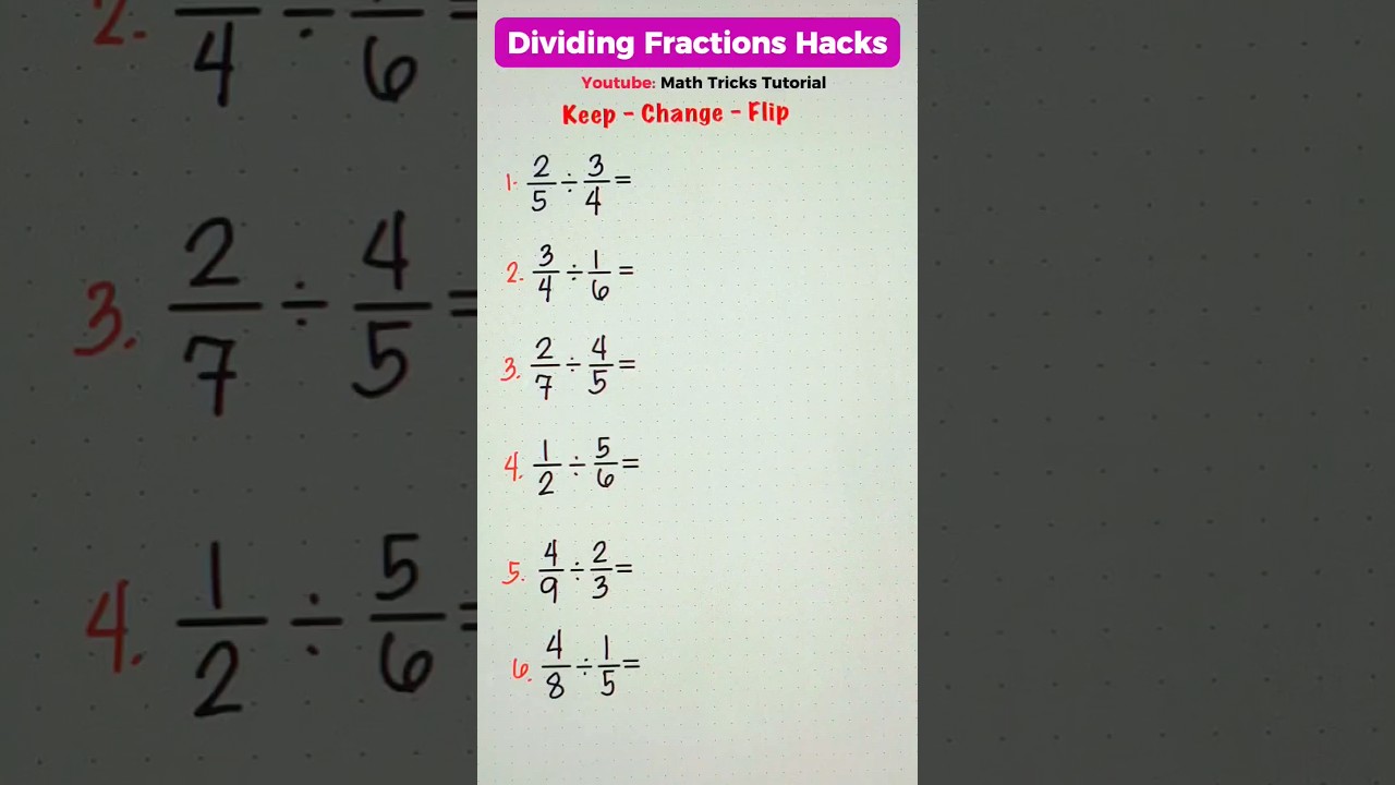 Easy Math Hacks Mathtrickstutorial Maths Tutorial Mathematics Youtube
