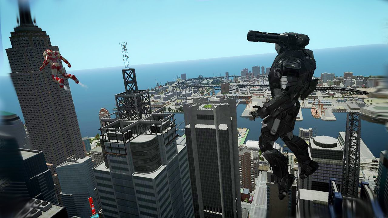 Iron Man And War Machine Mod For Gta Iv Youtube