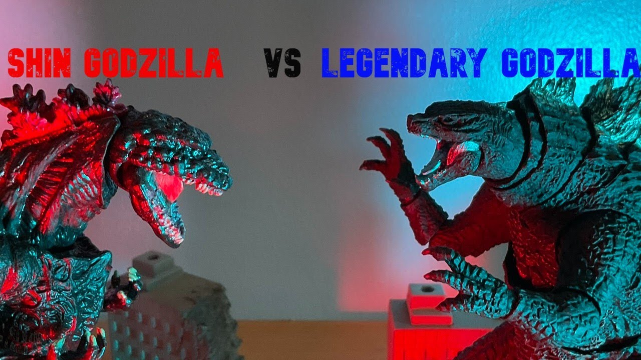 Legendary Godzilla Vs Shin Godzilla An Epic Stop Motion Battle Youtube