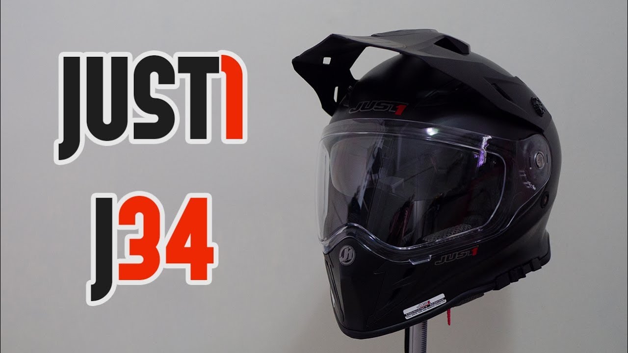 Just1 J34 Dual Sport Helmet Rp Helmet Reviews Youtube