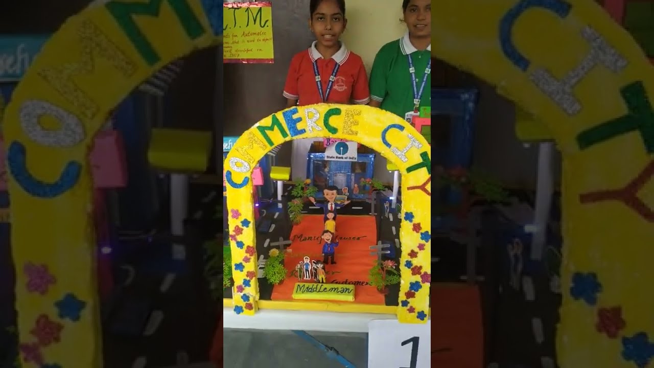 Commerce Exhibition Working Model Youtube