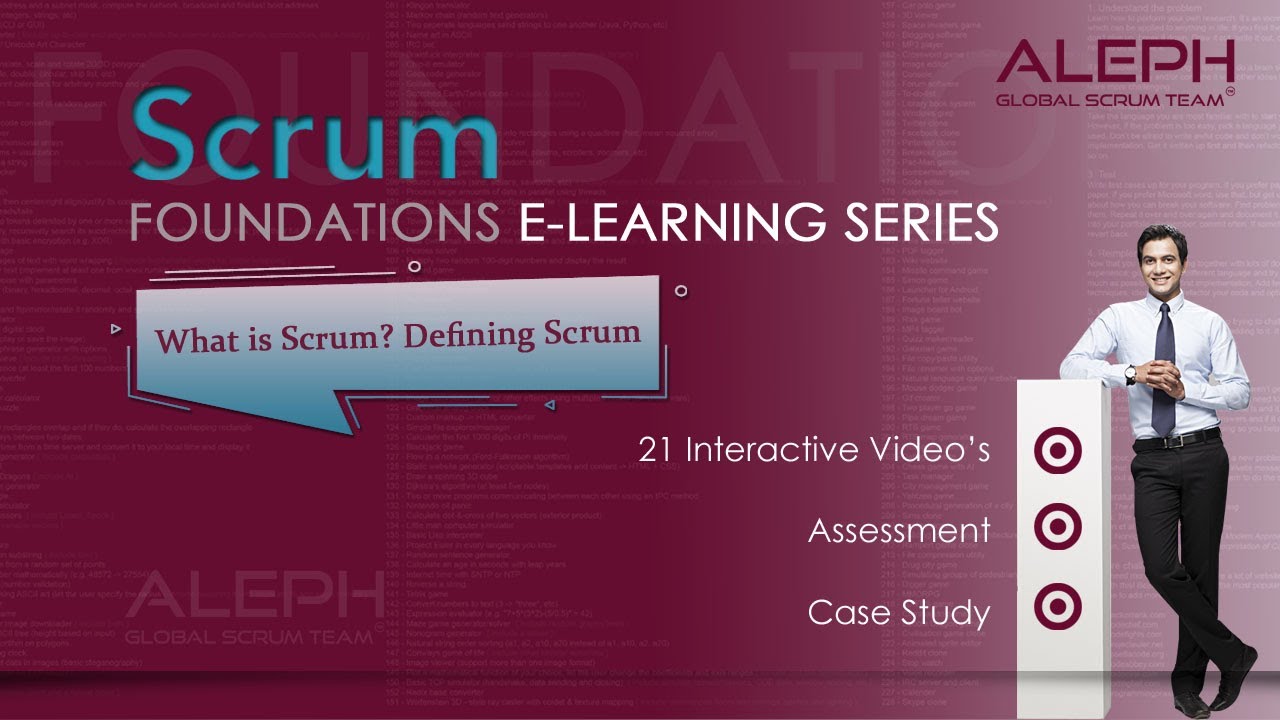Scrum Foundations E Learning Series 1 What Is Scrum Defining Scrum