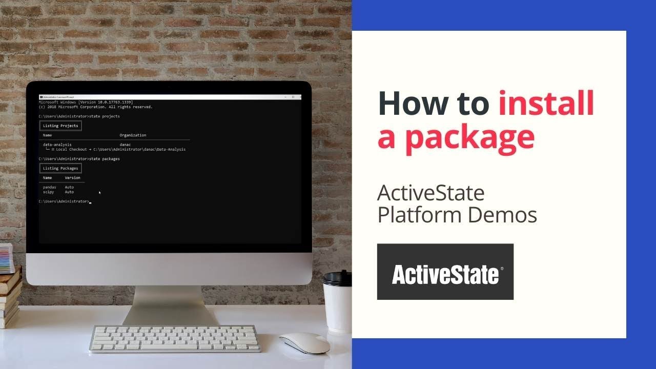 Activestate Platform Demo How To Install A Package Youtube