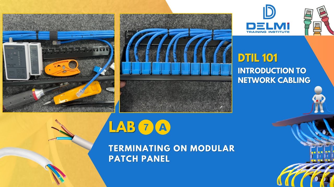 Lab 7a Termination On Modular Patch Panel Youtube