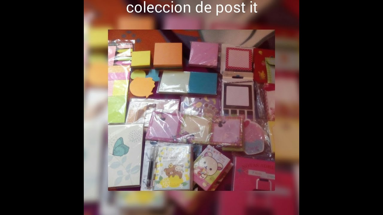 Mi Pequeña Colección De Post It Youtube