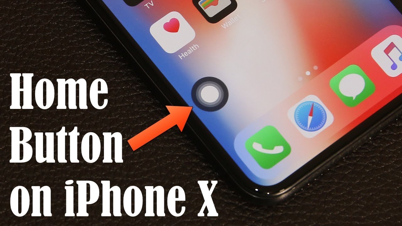 How To Enable The Secret Home Button On The Iphone X It S There Youtube