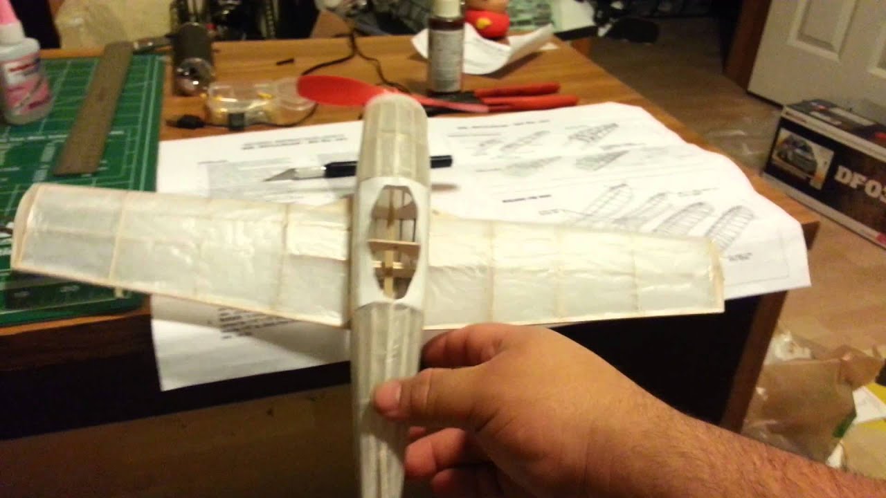 Guillow S Trojan Balsa Kit Build Part 4 Youtube