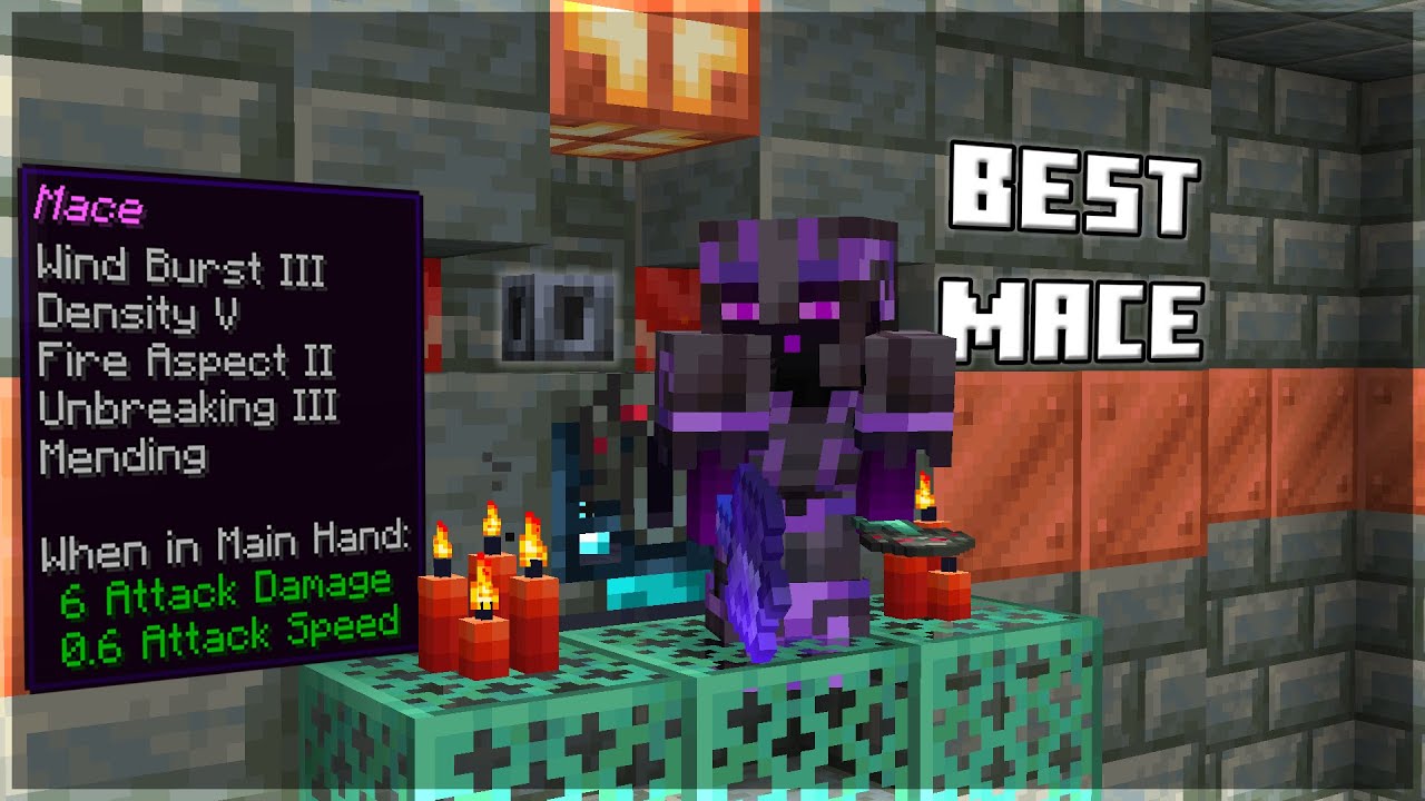 The Best Mace In Minecraft Youtube