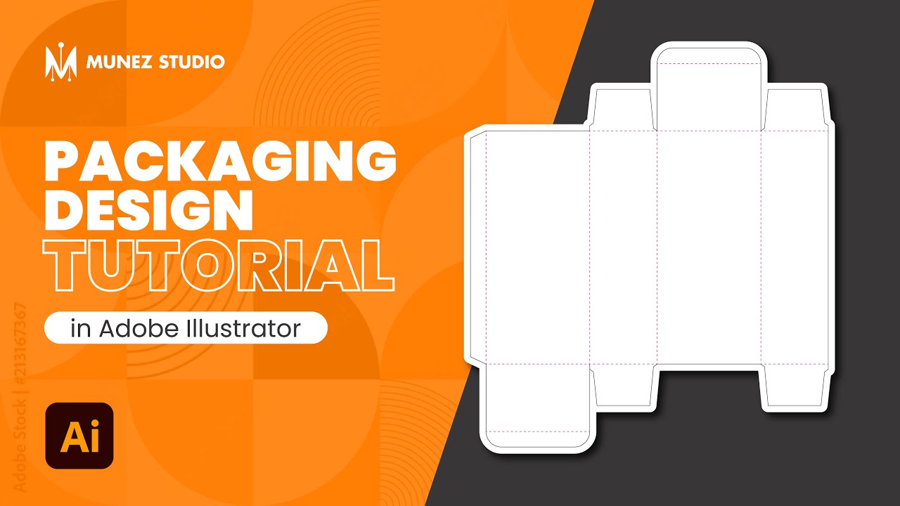 Quadratische Box Vorlage Illustrator