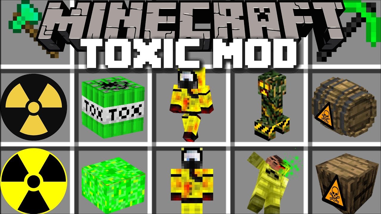 Minecraft Toxic Mod Play With Nuclear Items And Survive The Toxic