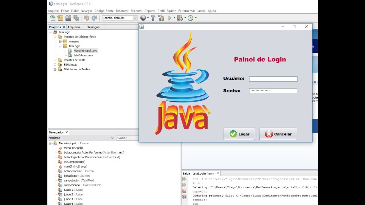 Interface Gráfica Em Java Retoedu