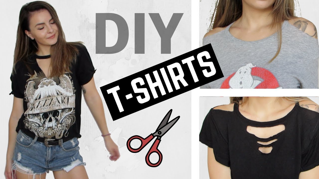 Diy Cut Up T Shirts
