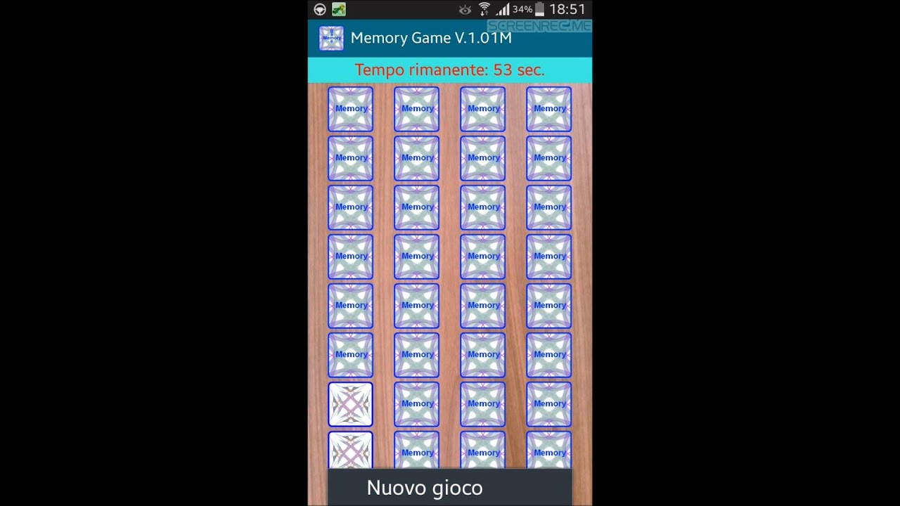 Memory Game Android App Youtube
