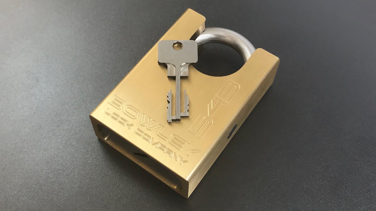653 Prototype Dual Fork Bowley Padlock Model 543 Youtube