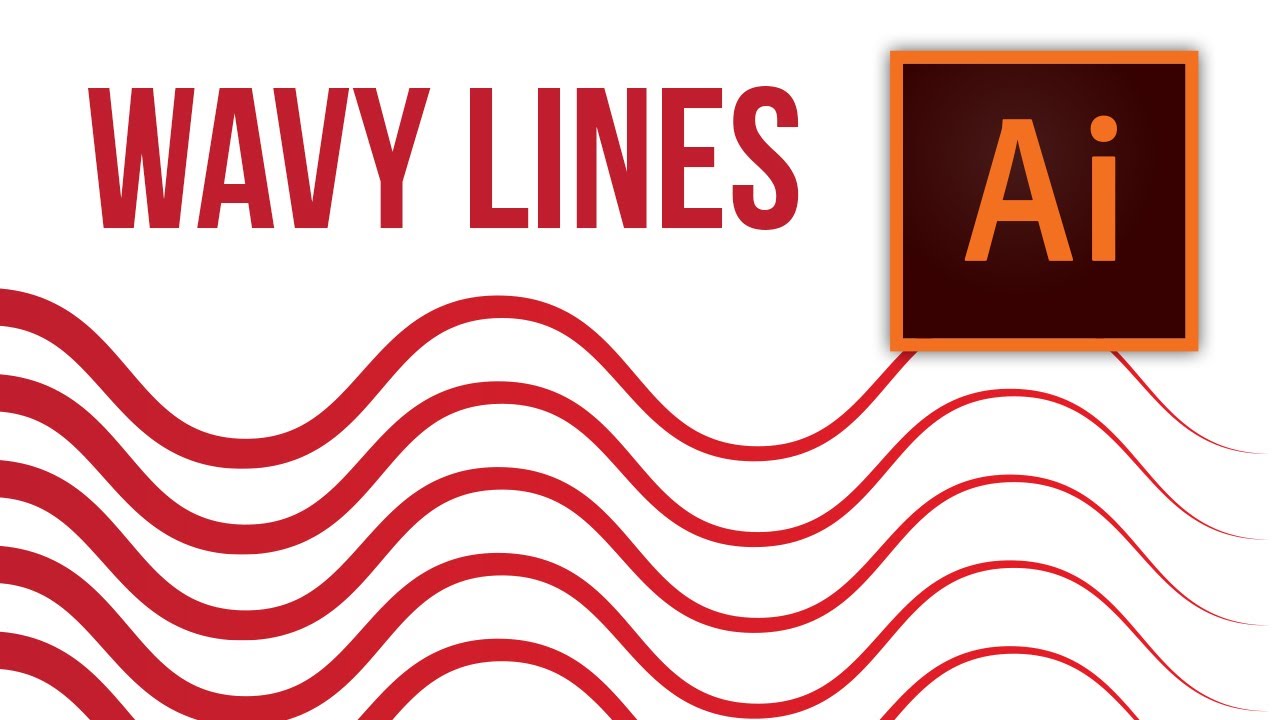 How To Make Wavy Lines In Adobe Illustrator Youtube