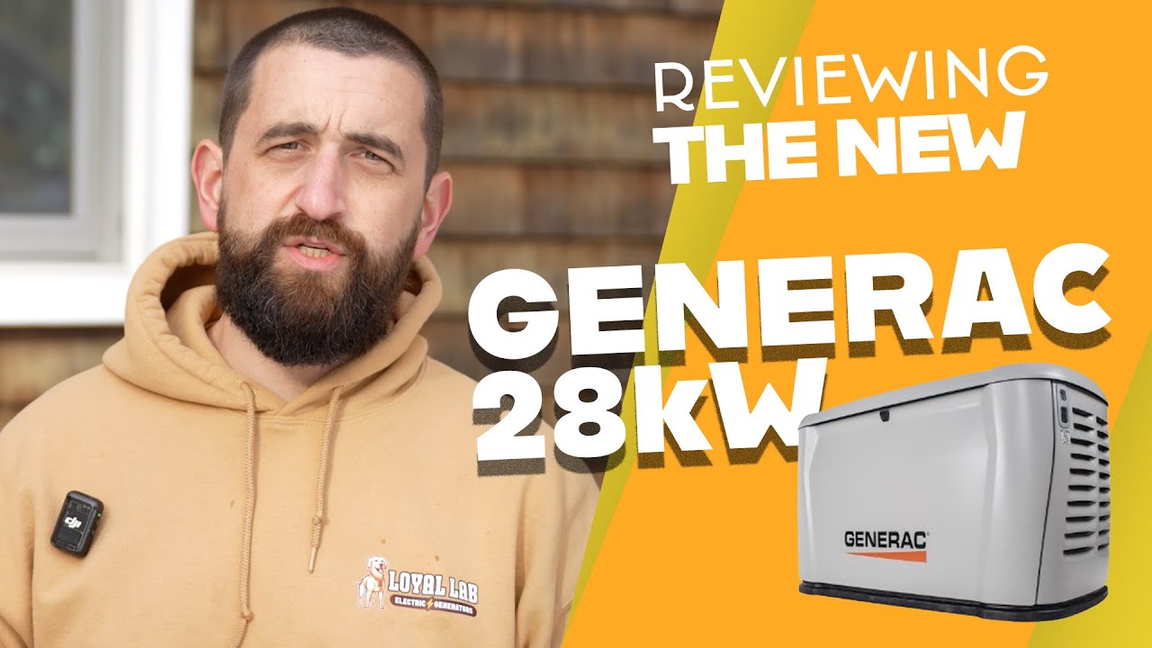 New Generac 28kw Standby Generator Install Youtube