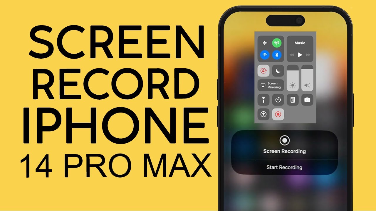 How To Screen Record On Iphone 14 Pro Max 2022 Youtube