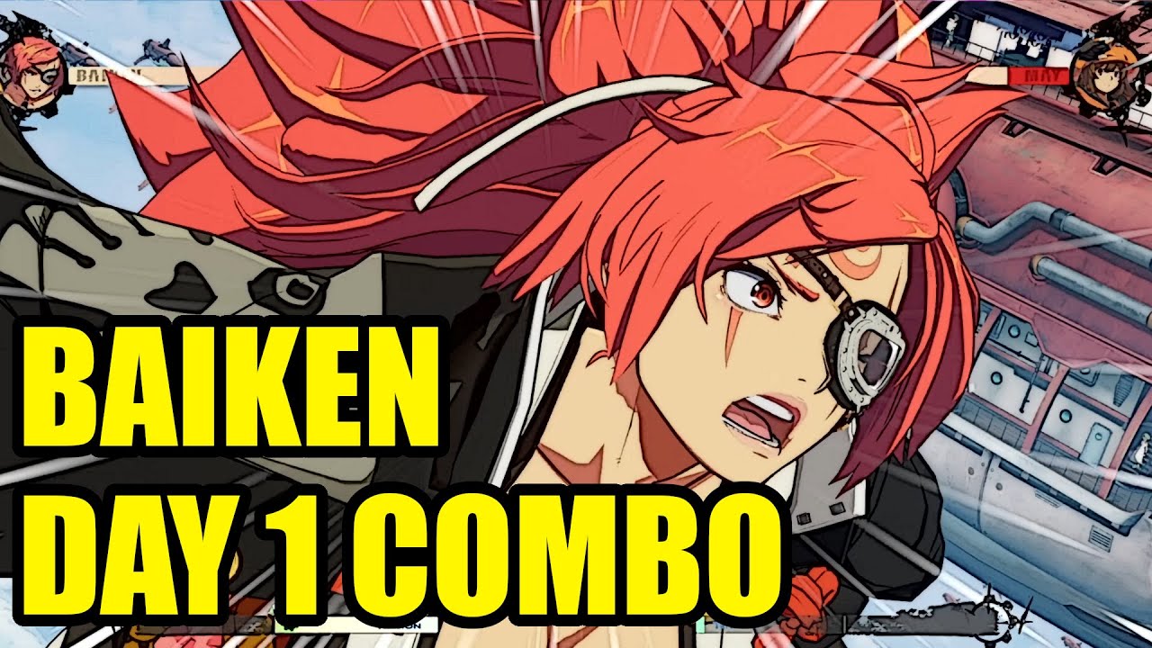 Baiken Day 1 Combo Showcase Guilty Gear Strive Youtube