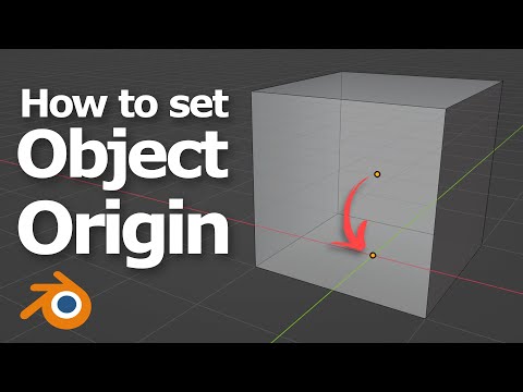 How To Set Origin In Blender