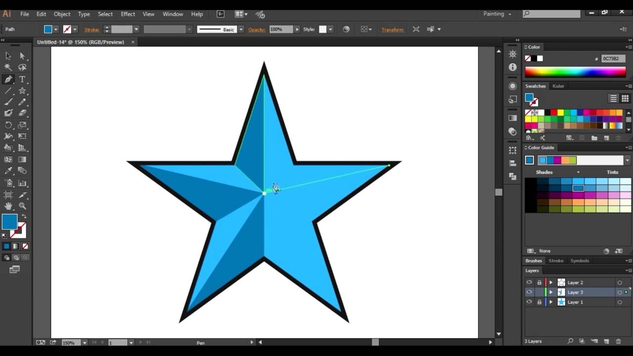 3d Shapes Illustrator Poinude