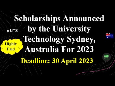 Scholarships The University Technology Sydney Australia For 2023