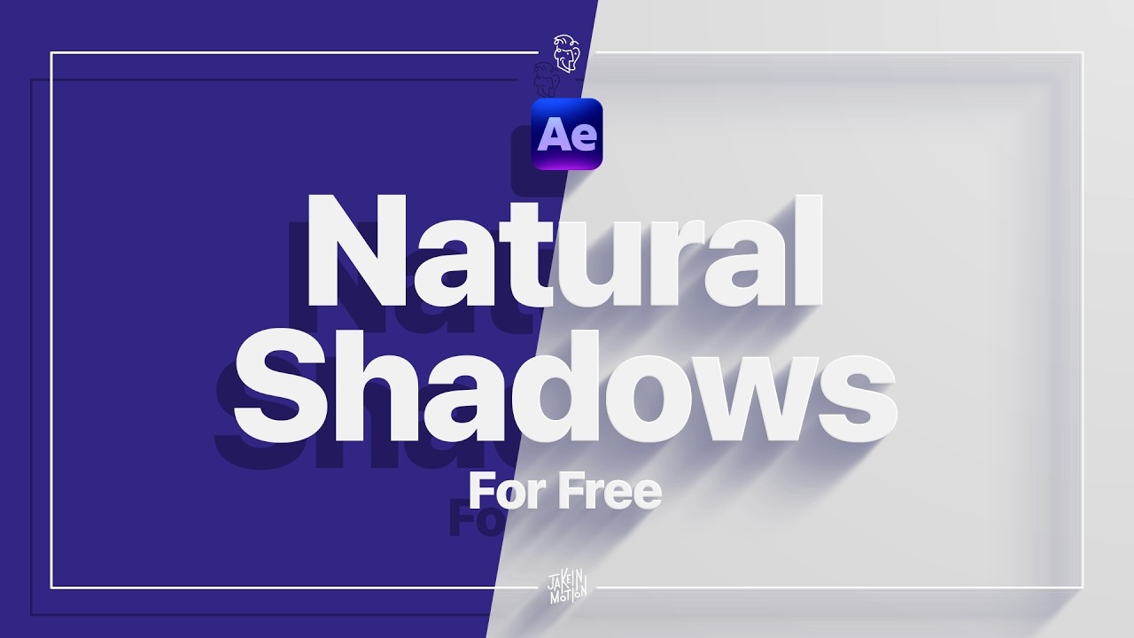 Better Drop Shadows In After Effects Free Script Youtube