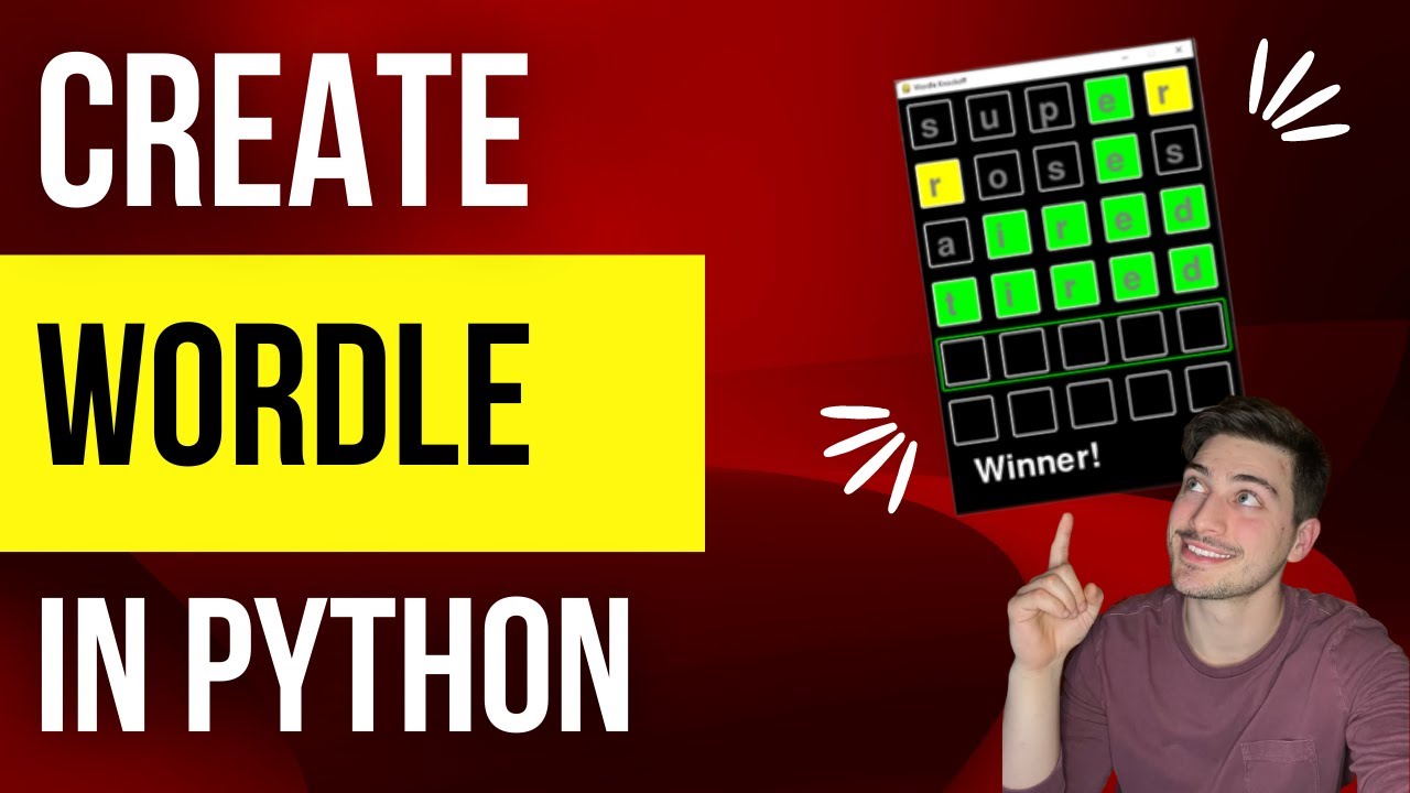 Program Wordle In Python Youtube