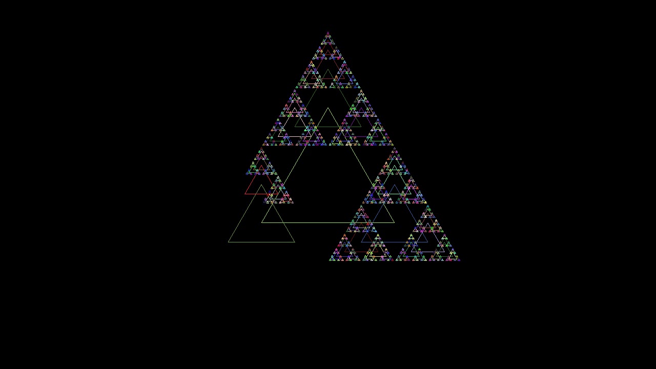 Openframeworks Fractals Triangles Youtube