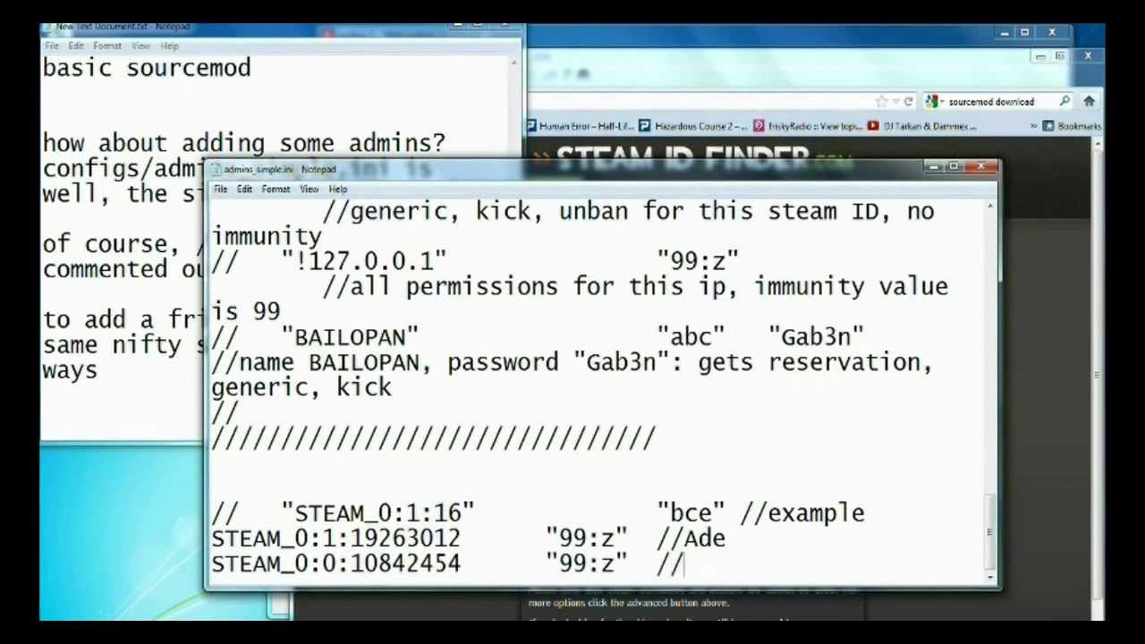 Basic Sourcemod Tutorial Youtube