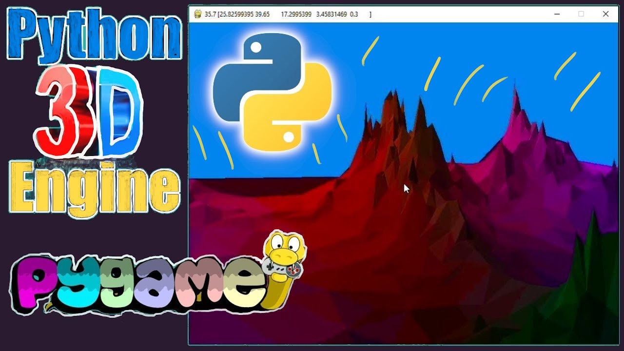 Making A Simple 3d Graphics Engine In Python Pygame Software Renderer