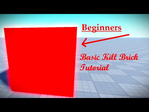 Basic Roblox Kill Brick Tutorial Youtube