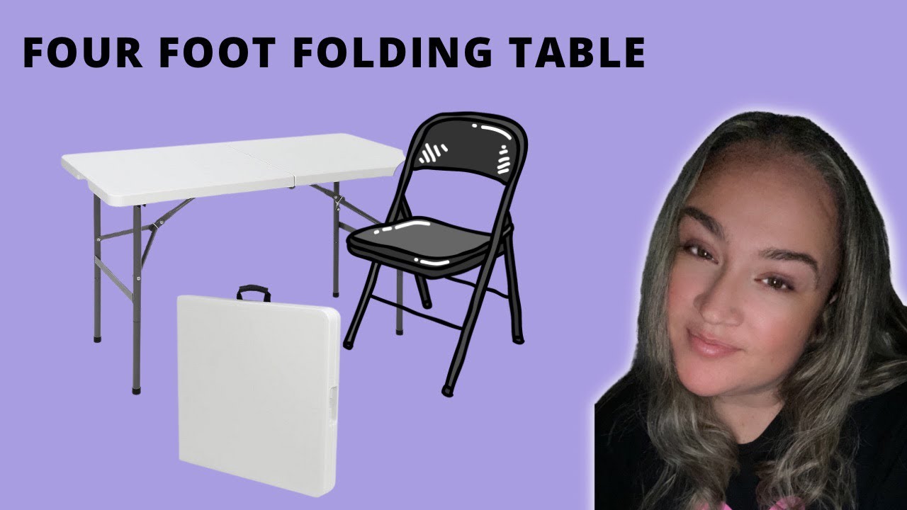 Honest Review Of The 4ft Folding Table Youtube