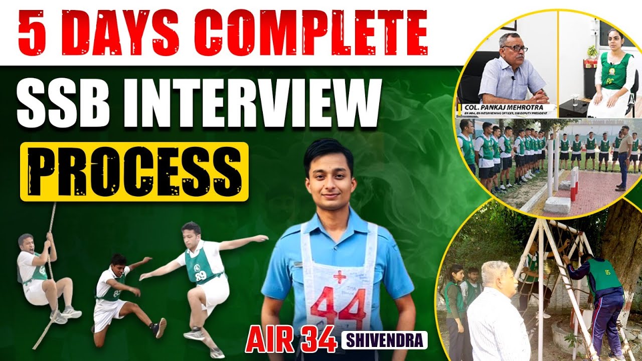 5 Days Complete Ssb Interview Process Explained Day 1 To 5 Nda Ssb