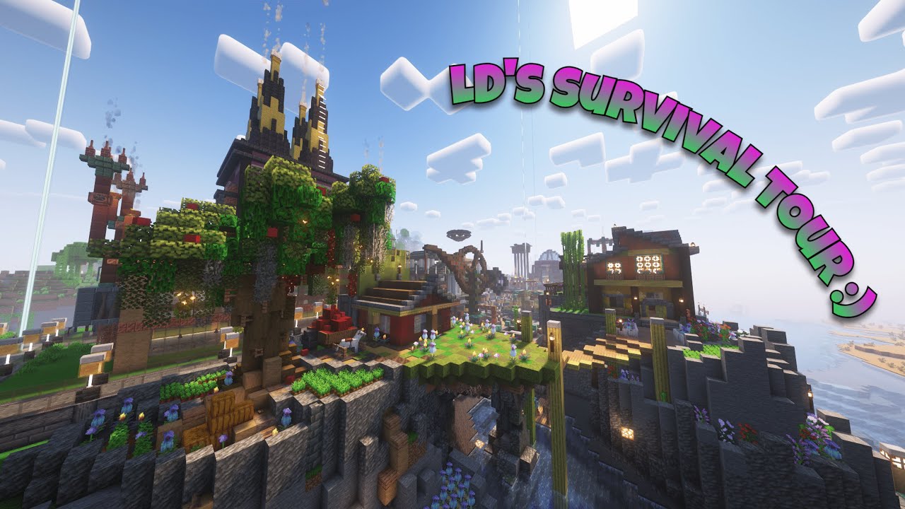 Full Tour Minecraft Single Player World Reveal Youtube