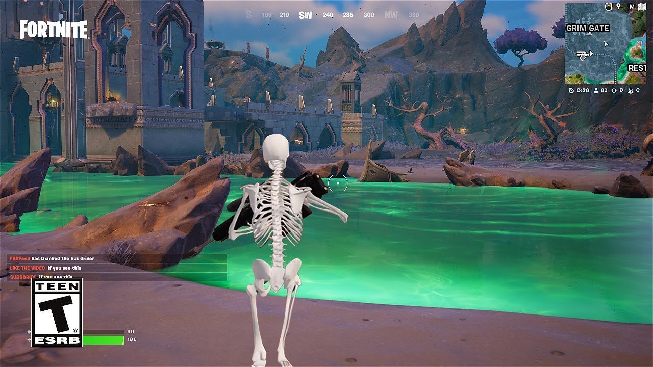 How To Be A Skeleton In Fortnite Season 2 Youtube