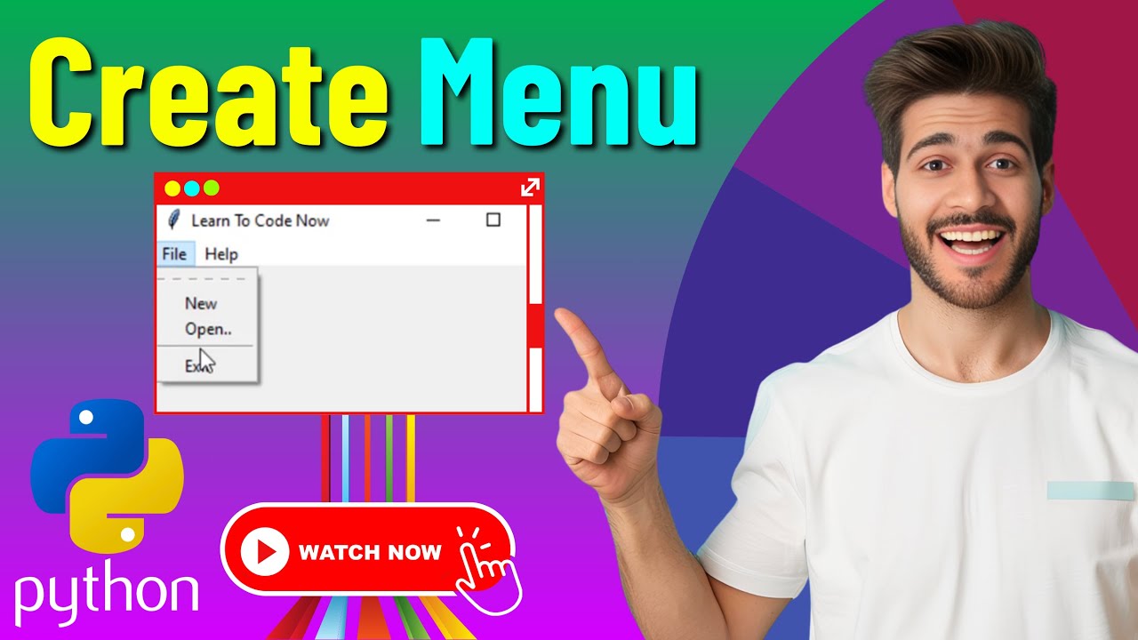 Creating Menu In Python For Beginners Implement Tkinter Menu Bar In