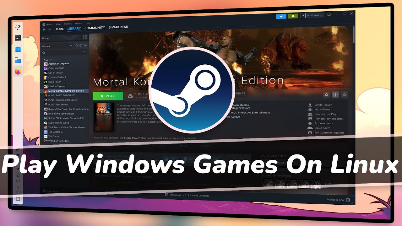 How To Install Steam On Arch Linux Play Windows Games On Linux Using