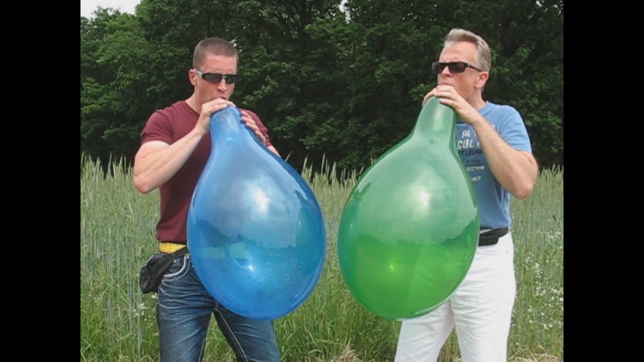 Balloon Contest Blow To Pop Race B2p Tuftex 14 Youtube
