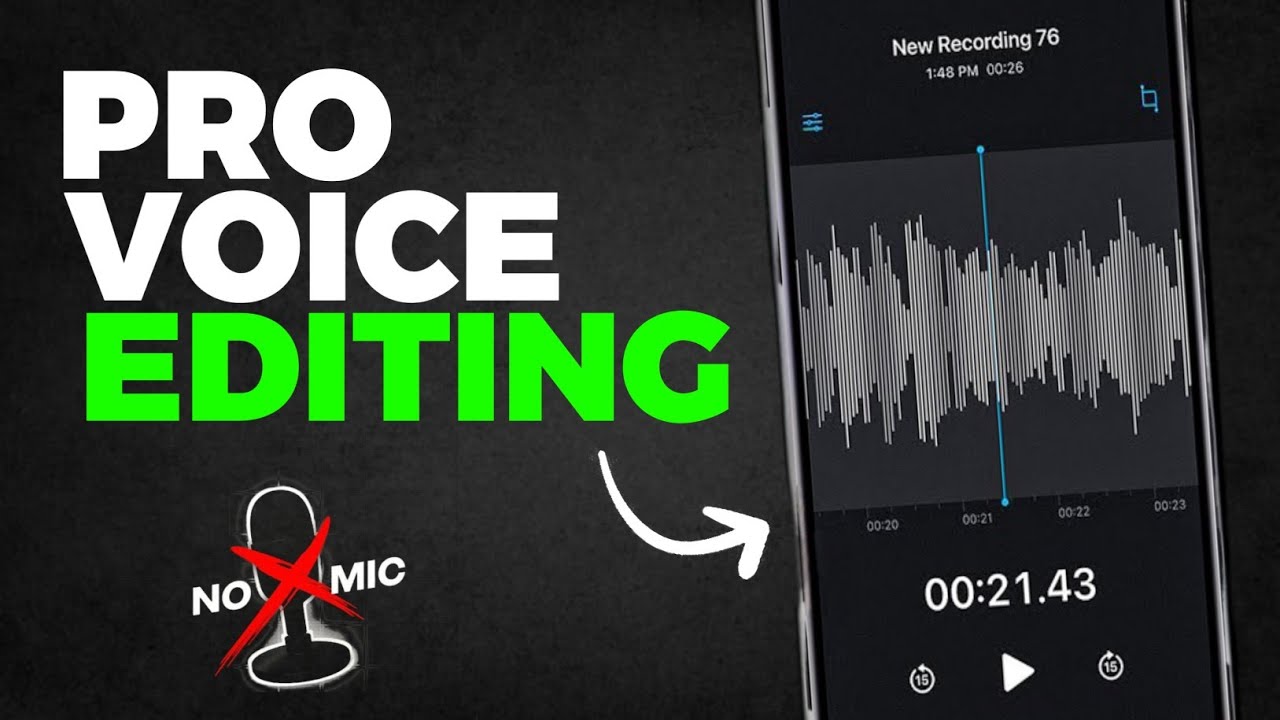 How To Edit Professional Audio For Videos Youtube