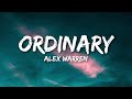 Alex Warren Ordinary Lyrics 1 Hour Rhythm Me Mp3 Music & Mp4 video ...