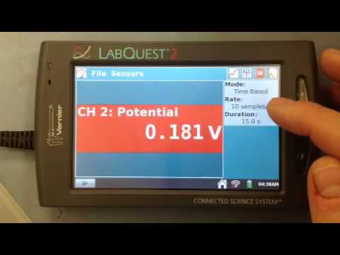 Collect Data Using Lab Quest 2 Youtube