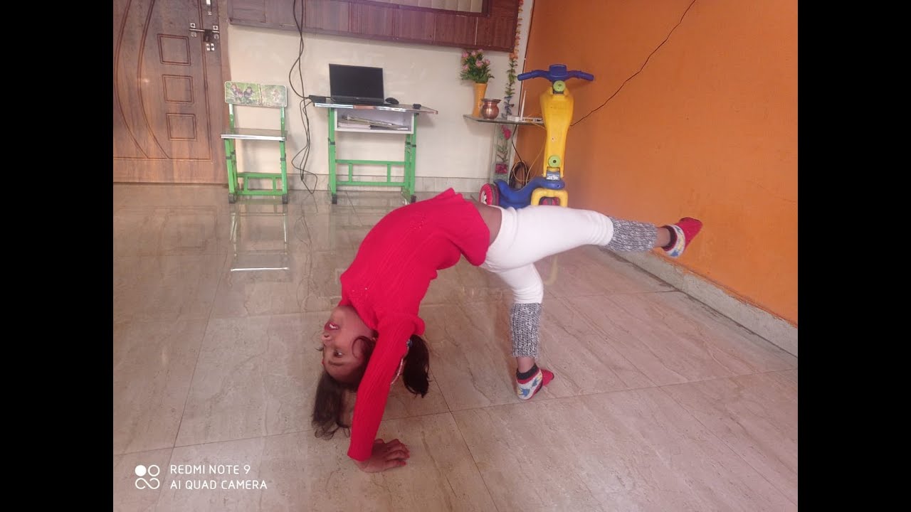 How To Do Backbend Kickover Youtube
