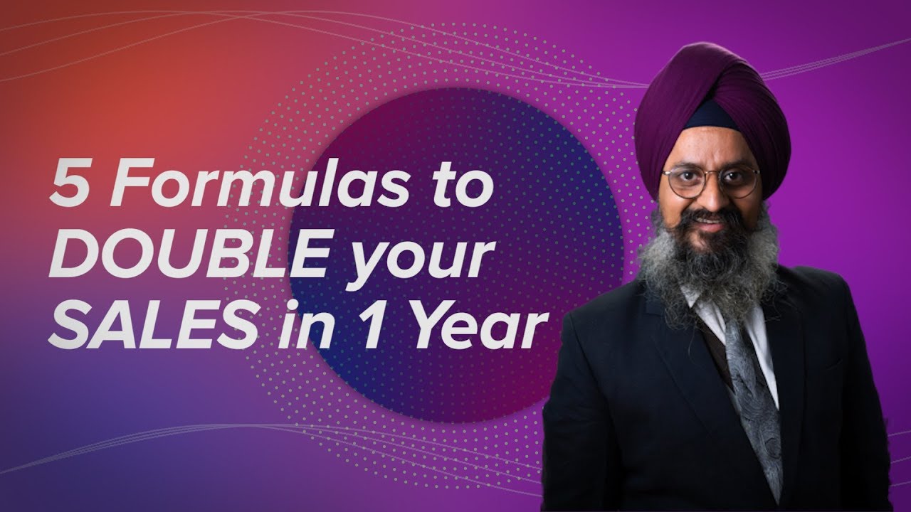 5 Formulas To Double Your Sales In 1 Year Youtube