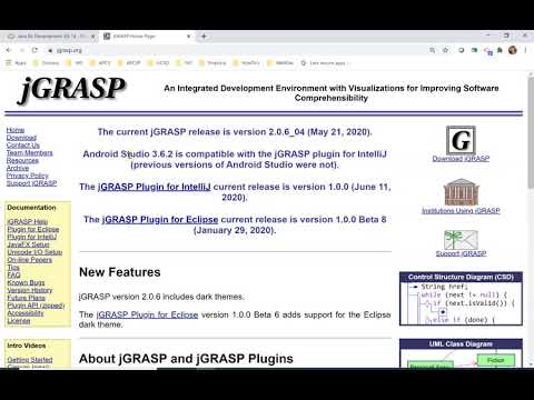 Java Jgrasp Install Youtube