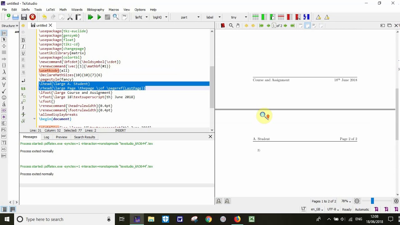 Basic Latex Template