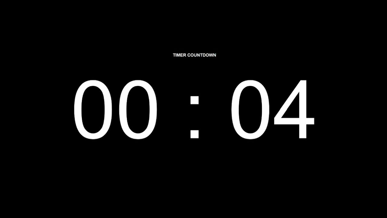 4 Seconds Countdown Timer Youtube