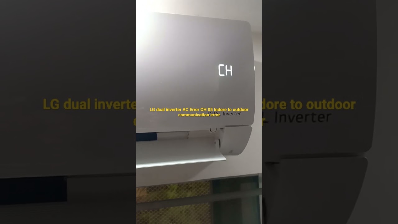 Lg Dual Inverter Ac Ch05 Error Code Youtube
